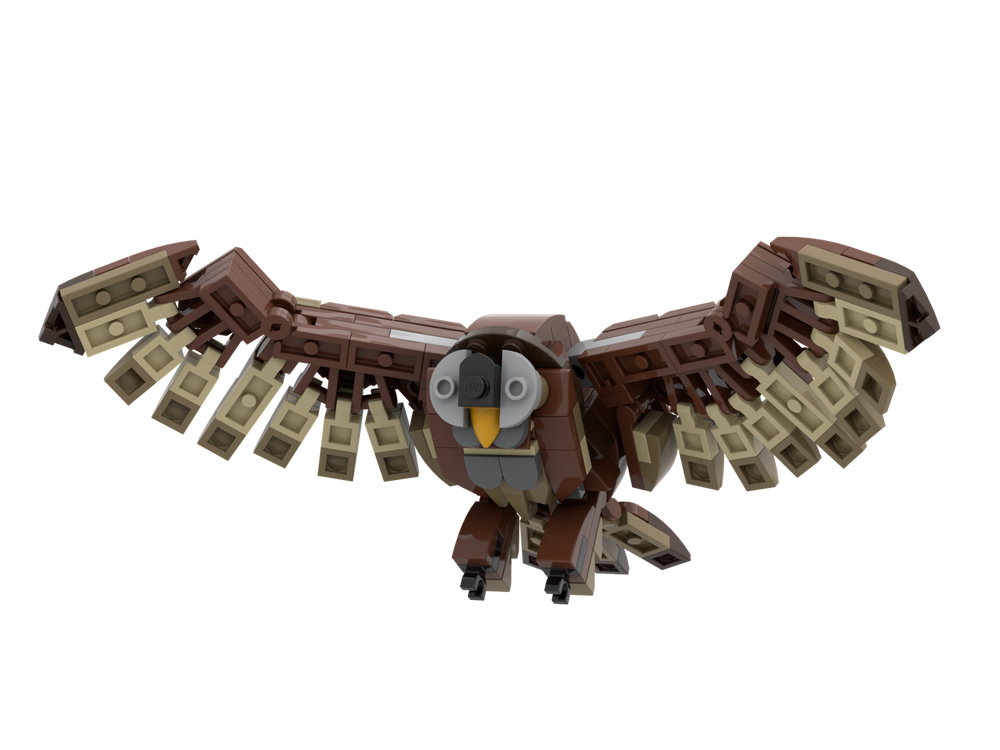 LEGO MOC Tawny owl by SKABRAM | Rebrickable - Build with LEGO