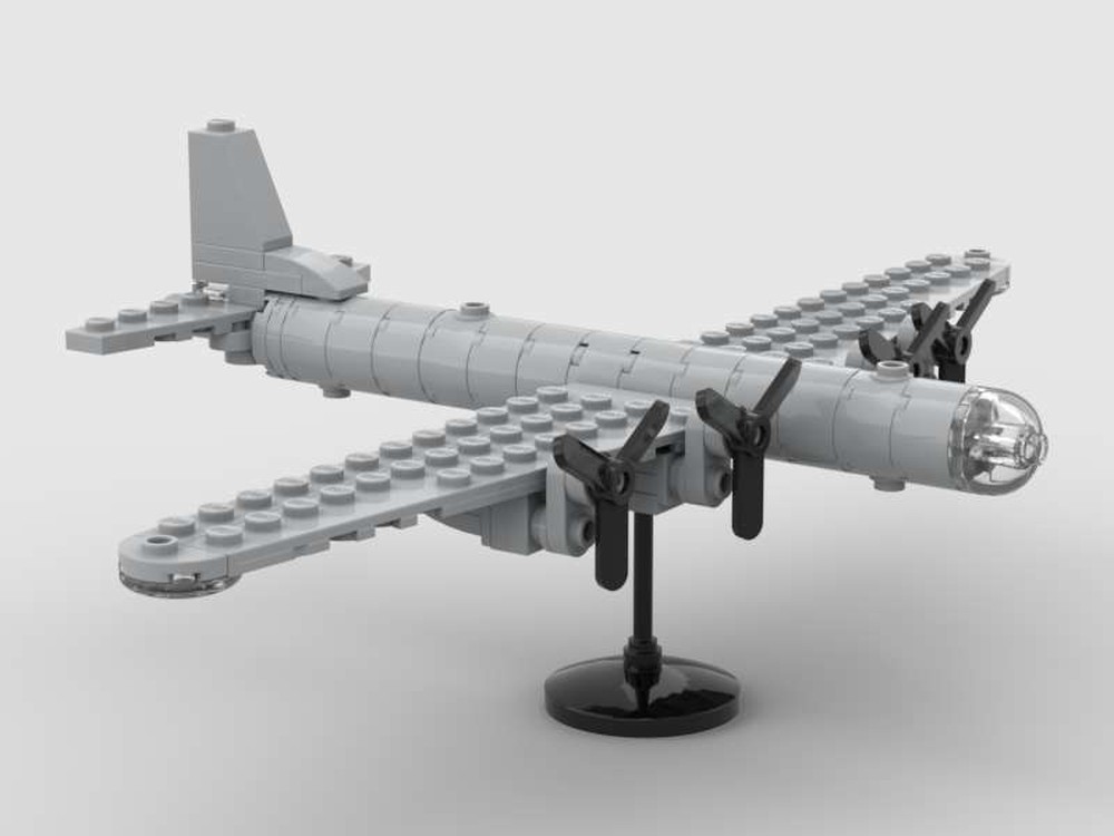 LEGO MOC B-29 Superfortress 1:180 by ej76az | Rebrickable - Build with LEGO