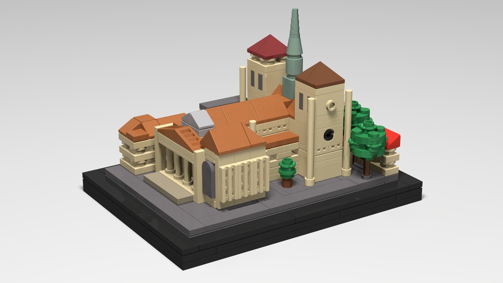 LEGO MOC Geneva Cathedral by tralux21 | Rebrickable - Build with LEGO