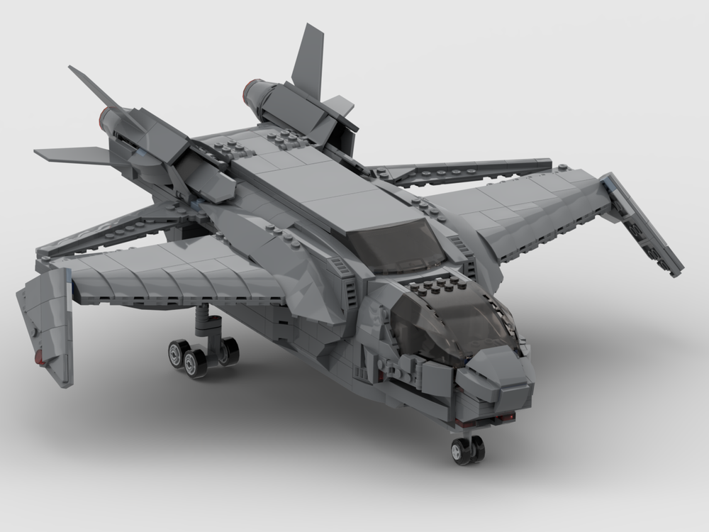LEGO MOC 76248 Avengers Quinjet Mod by Wert315 | Rebrickable - Build ...