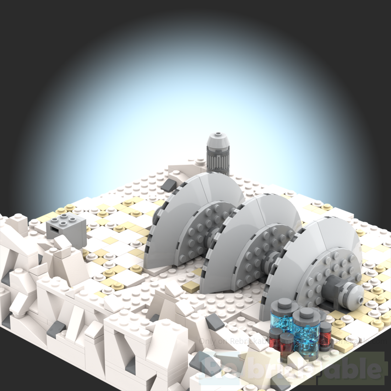 LEGO MOC Hoth shield generator by LucSoleBricks | Rebrickable - Build ...
