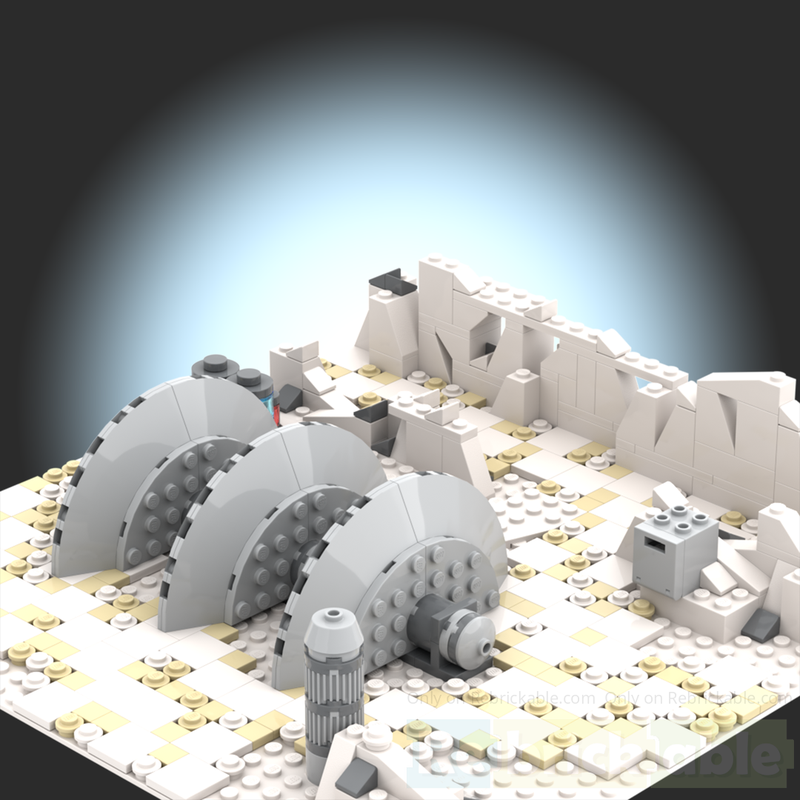 LEGO MOC Hoth shield generator by LucSoleBricks | Rebrickable - Build ...