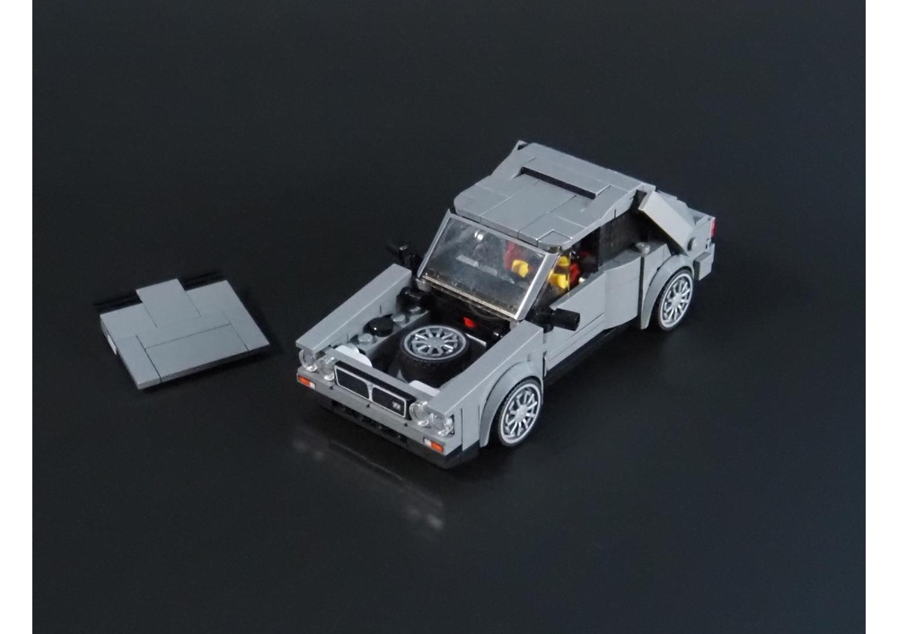 LEGO MOC Lancia Delta S4 Stradale - Speed Champions 8 Studs wide (Dark ...