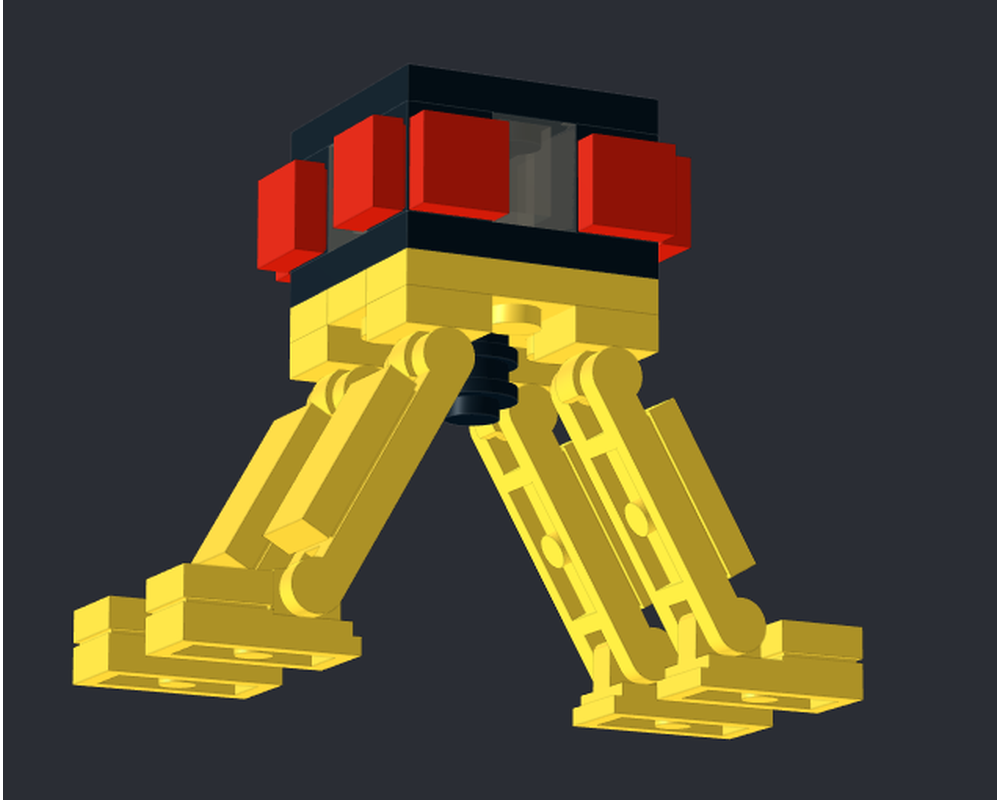 LEGO MOC Microscale Port Crane by The_nolans36 | Rebrickable - Build ...