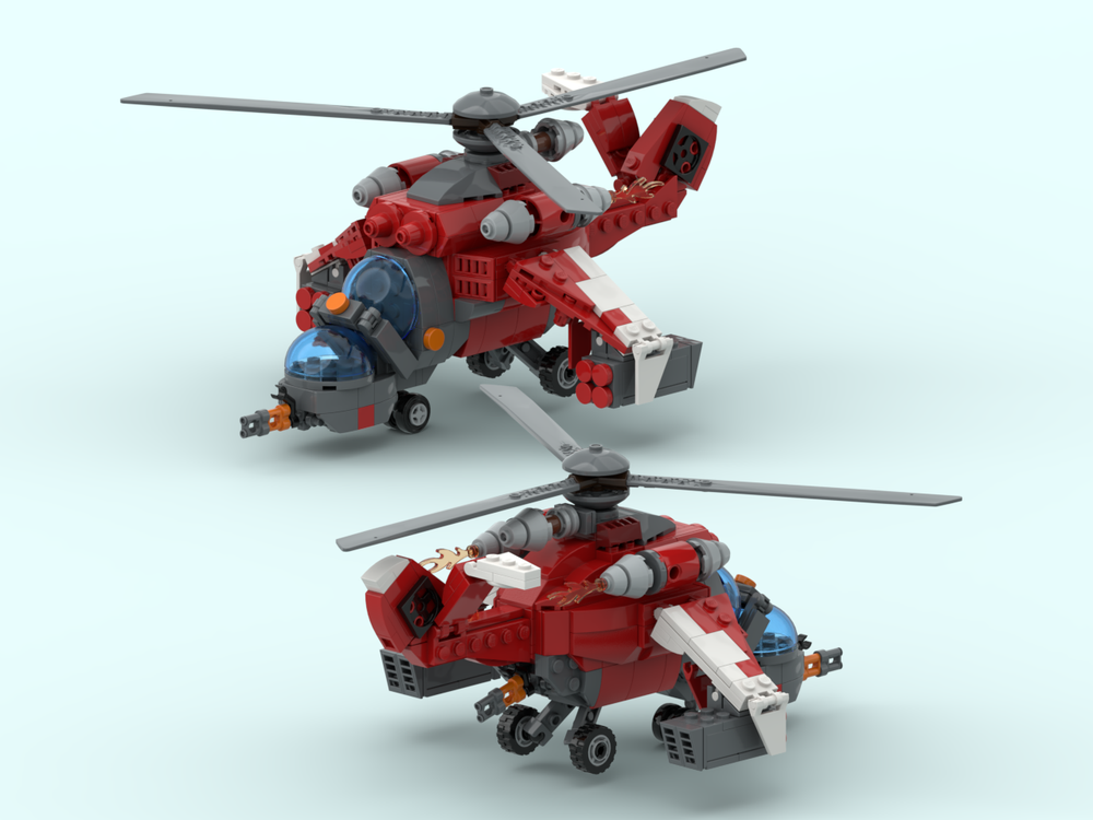 Lego Moc Tundran Territories Gunship W Stand By Lordbritish