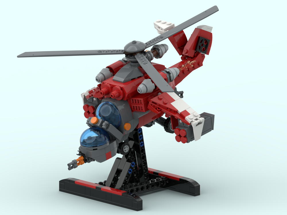 Lego Moc Tundran Territories Gunship W Stand By Lordbritish