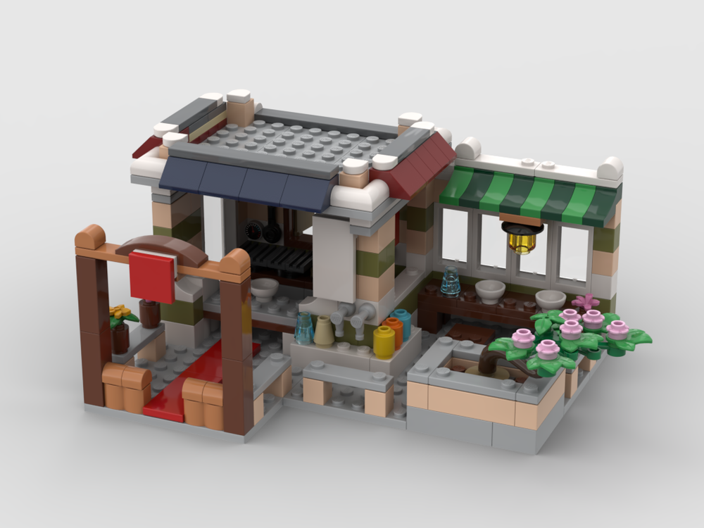 LEGO MOC Noodle Shop by TTuu | Rebrickable - Build with LEGO