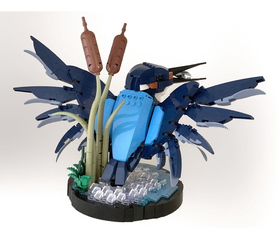 LEGO MOC 10331 - Kingfisher Head MOD by peme | Rebrickable - Build with ...