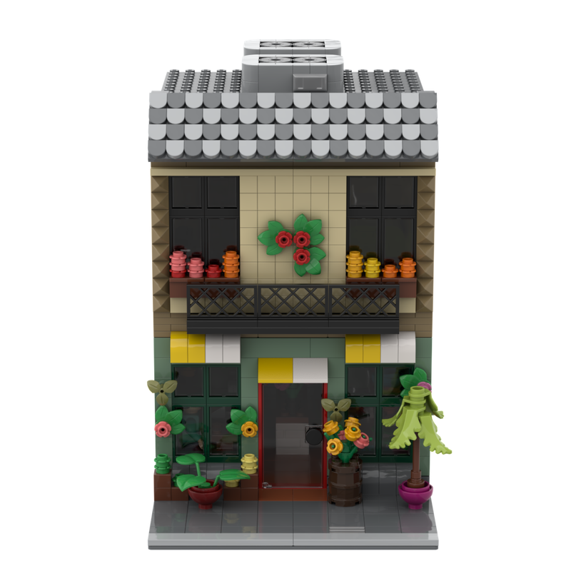 LEGO MOC flower shop - houses of the world - 40680 by building-and ...