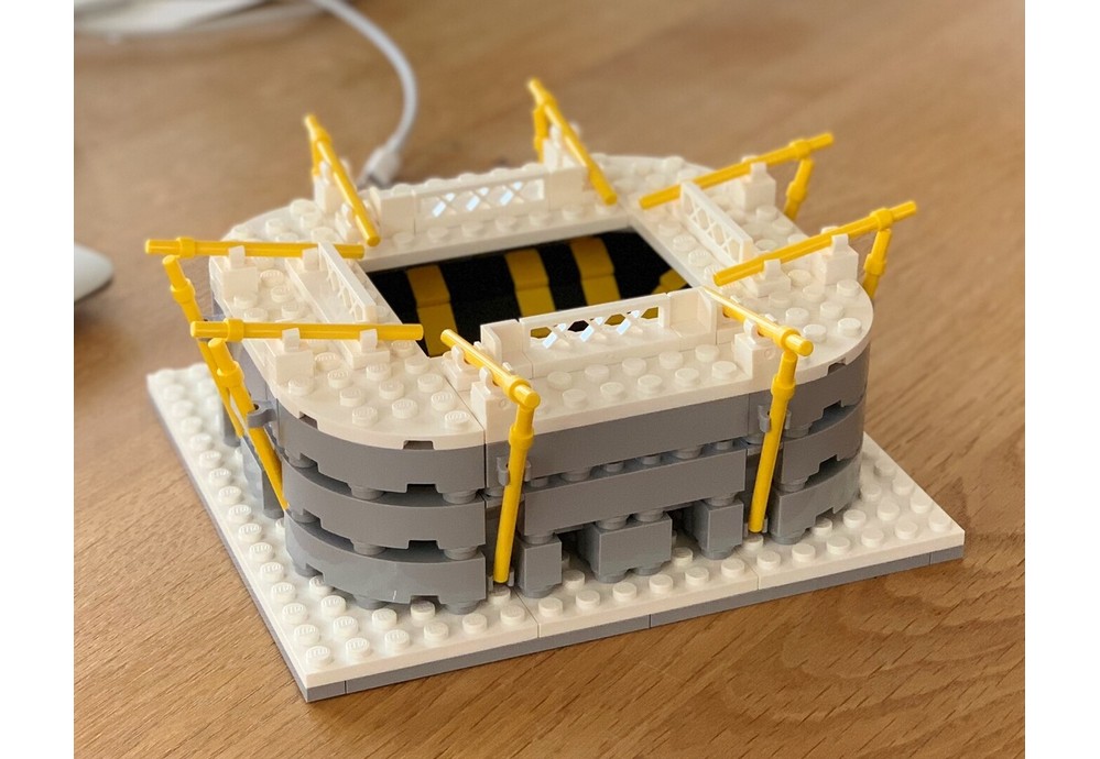 Lego Moc Mini Model Signal Iduna Park Bvb Stadium Dortmund By