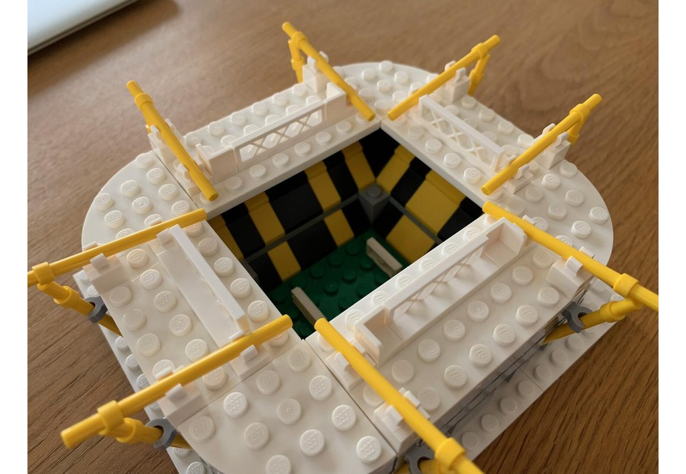 Lego Moc Mini Model Signal Iduna Park Bvb Stadium Dortmund By