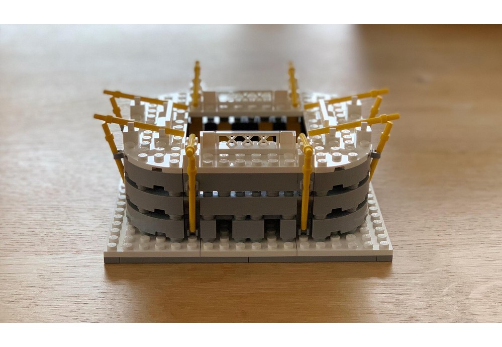 Lego Moc Mini Model Signal Iduna Park Bvb Stadium Dortmund By