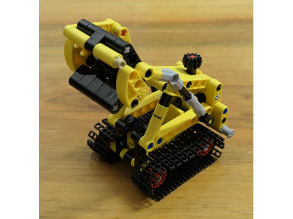 LEGO MOC 42163 Tracked Skid Steer Loader by Larsagri | Rebrickable - Build with LEGO