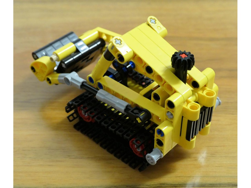 LEGO MOC 42163 Tracked Skid Steer Loader by Larsagri | Rebrickable - Build with LEGO