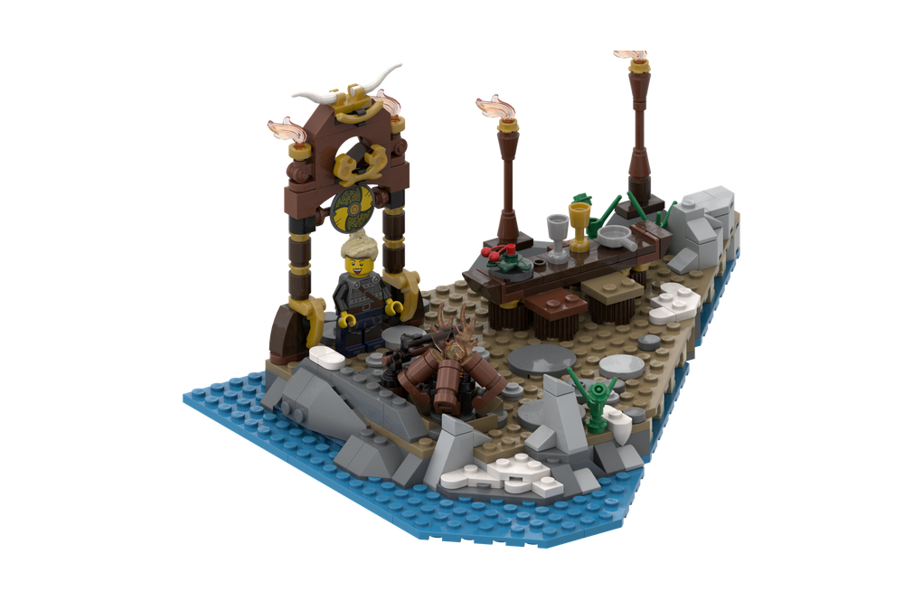 LEGO MOC Viking Village Reuse Extension by howell4Bricks | Rebrickable ...