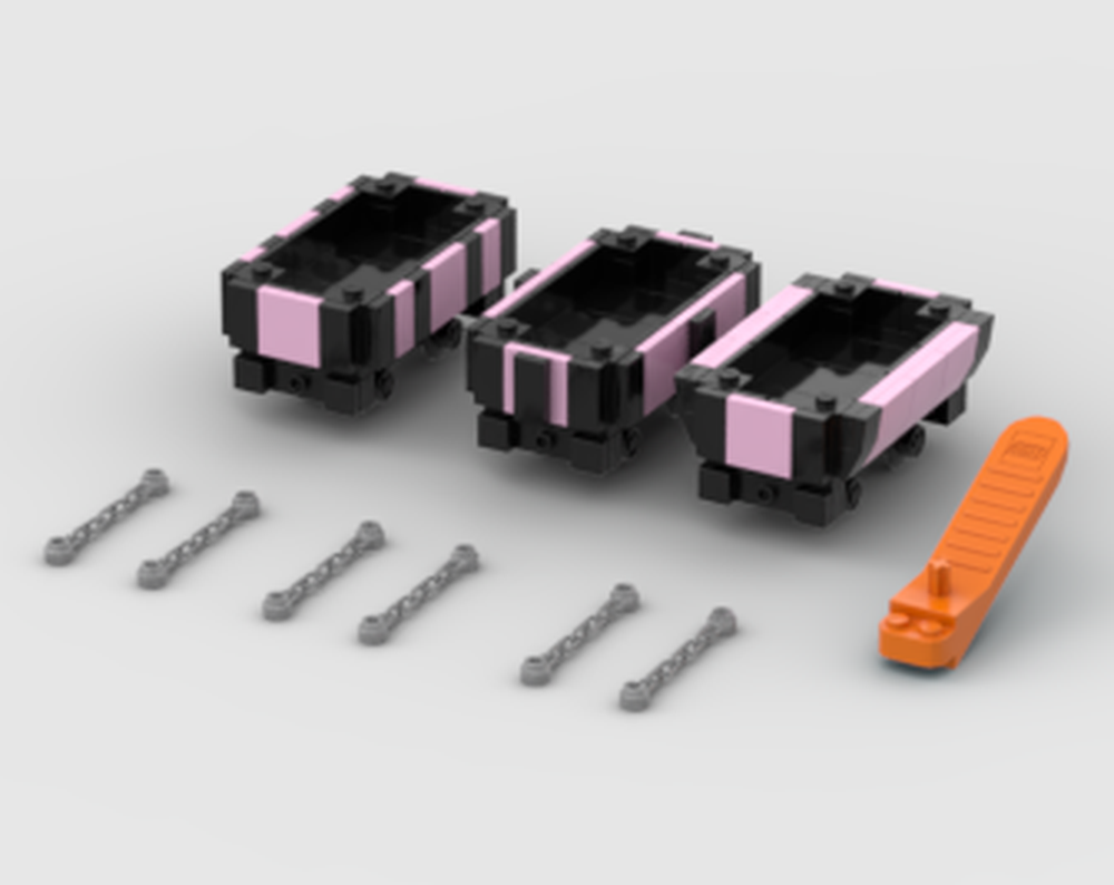 LEGO MOC Open Trucks (Pink) by TerminatorFan1984 | Rebrickable - Build ...
