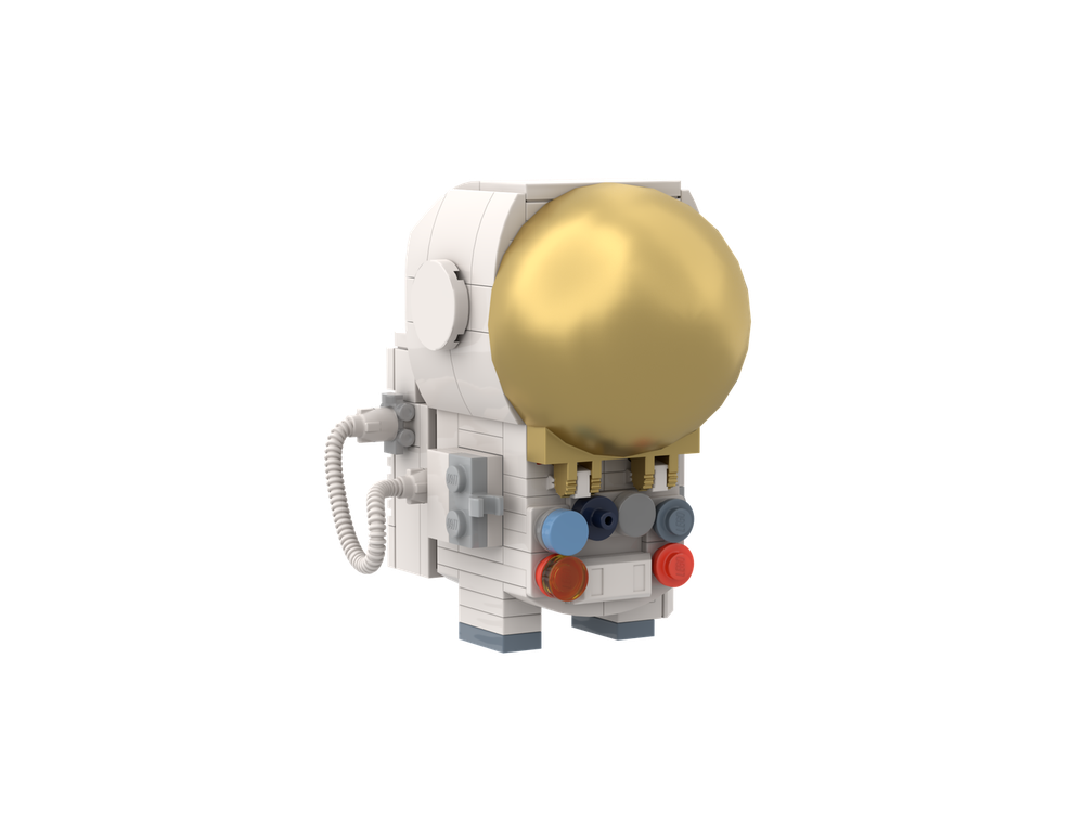 LEGO MOC Space - Apollo 11 Astronaut - Brickheadz by togemini ...
