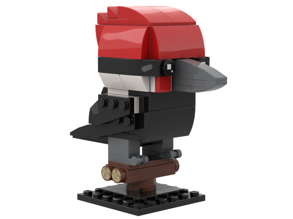 LEGO MOC Pileated Woodpecker: Birdheadz by OrchardBuilds | Rebrickable ...