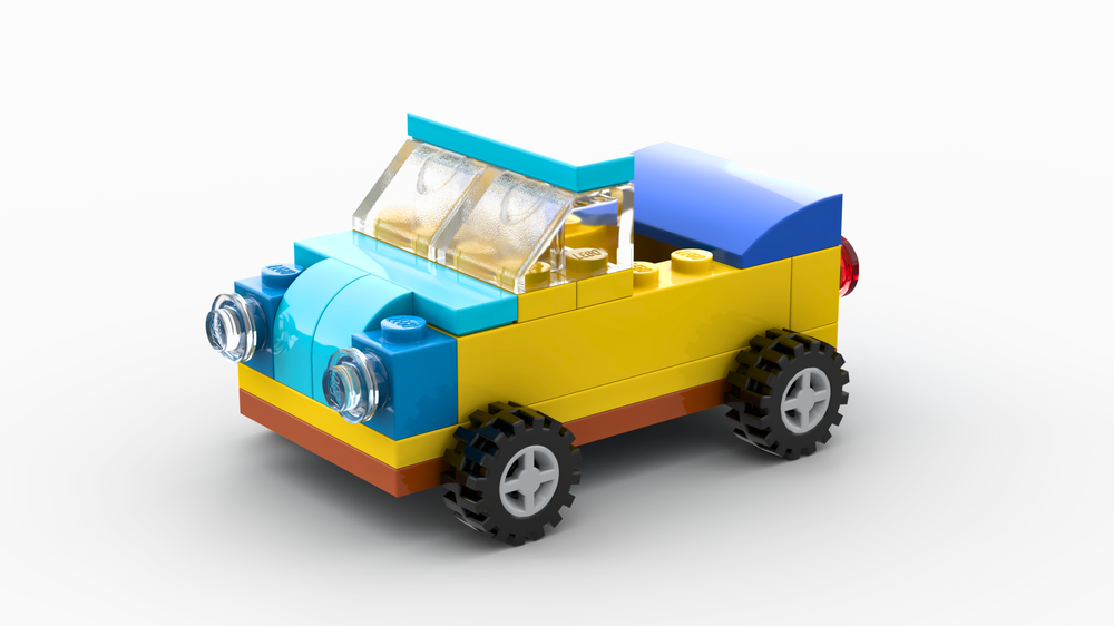 LEGO MOC 10696 Yellow car by Lenarex | Rebrickable - Build with LEGO