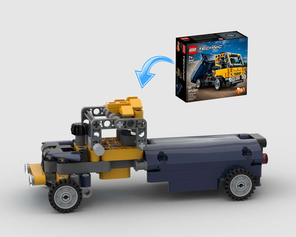 LEGO MOC Truck 42147 Alternative by ErikGS | Rebrickable - Build with LEGO