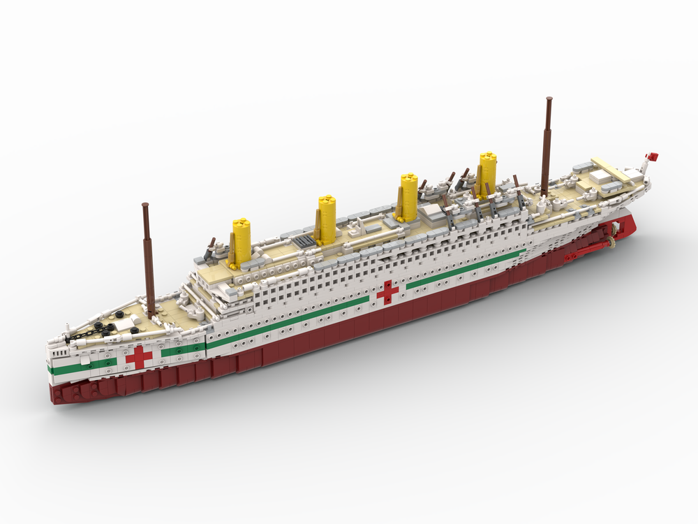 LEGO MOC HMHS Britannic 1:400 (Building instructions only) by bru_bri ...