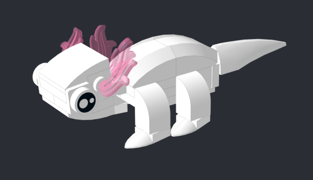 LEGO MOC Axolotl by Johns Brickworld | Rebrickable - Build with LEGO