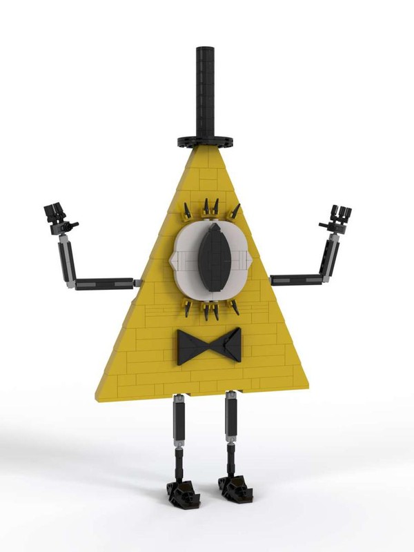 LEGO MOC Bill Cipher - Gravity falls by polygoni | Rebrickable - Build ...
