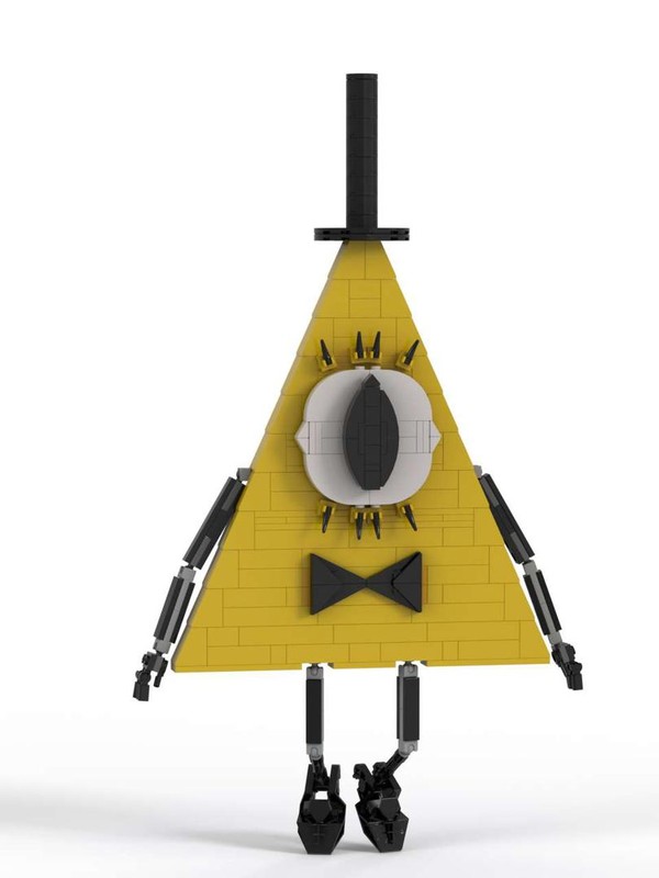 LEGO MOC Bill Cipher - Gravity falls by polygoni | Rebrickable - Build ...