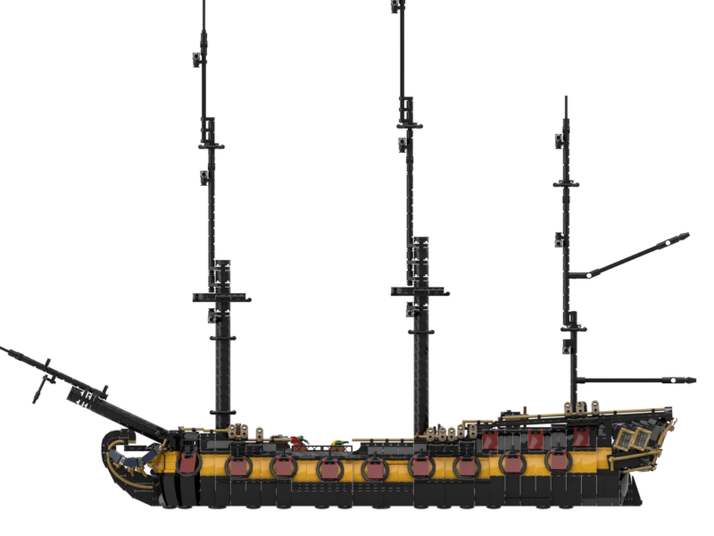 LEGO MOC HMS Theseus by HAFL | Rebrickable - Build with LEGO