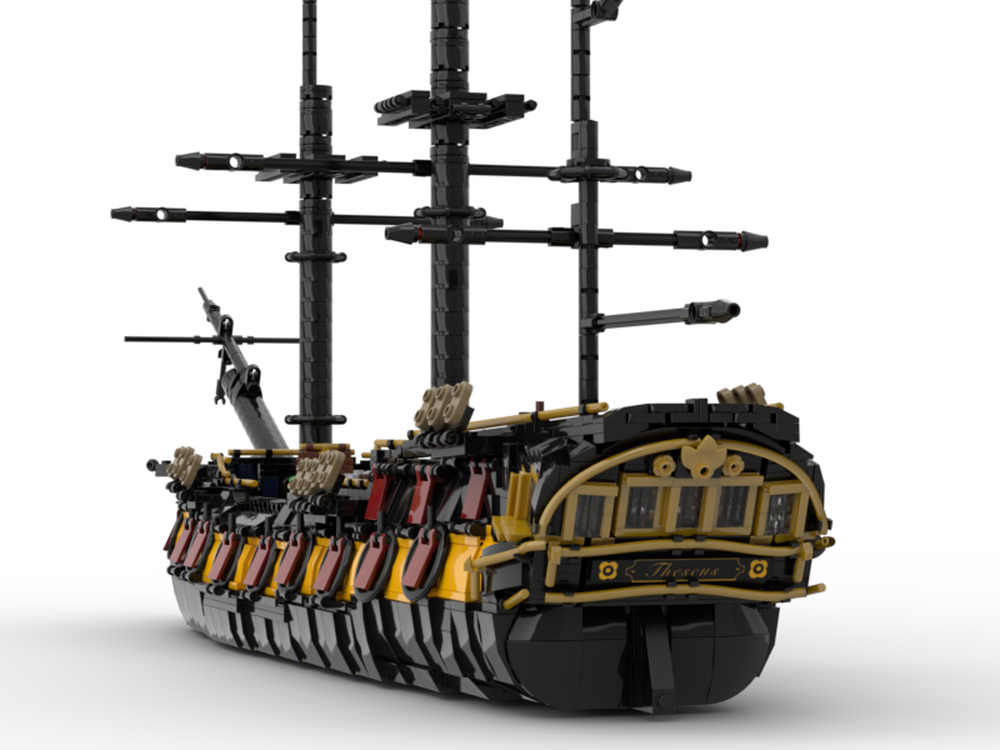 LEGO MOC HMS Theseus by HAFL | Rebrickable - Build with LEGO