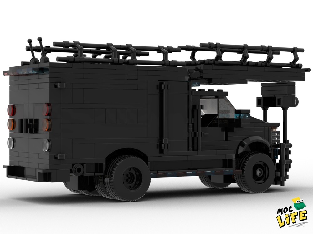 LEGO MOC GMC Sierra 3500 regular cab dually Mobile Adjustable Ramp ...