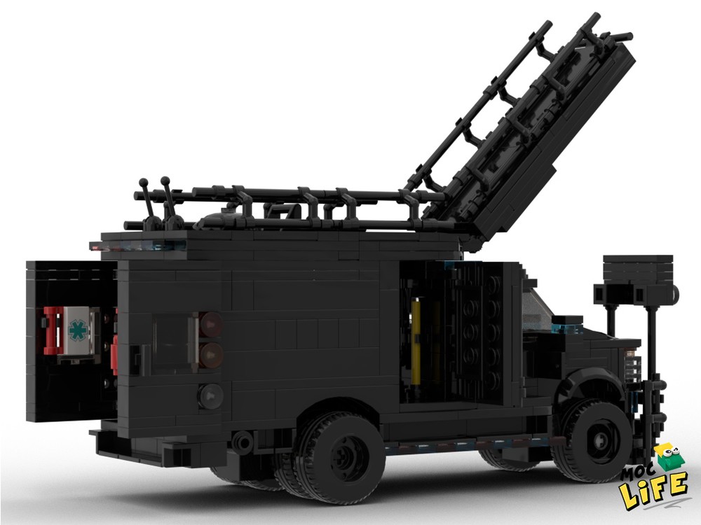 LEGO MOC GMC Sierra 3500 regular cab dually Mobile Adjustable Ramp ...