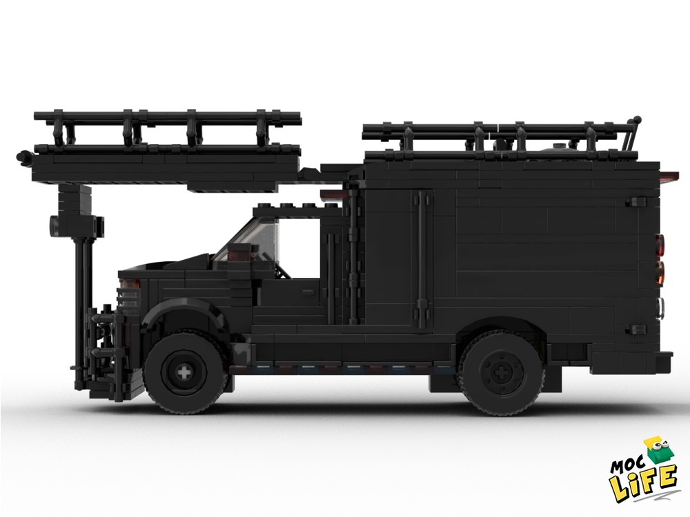 LEGO MOC GMC Sierra 3500 regular cab dually Mobile Adjustable Ramp ...