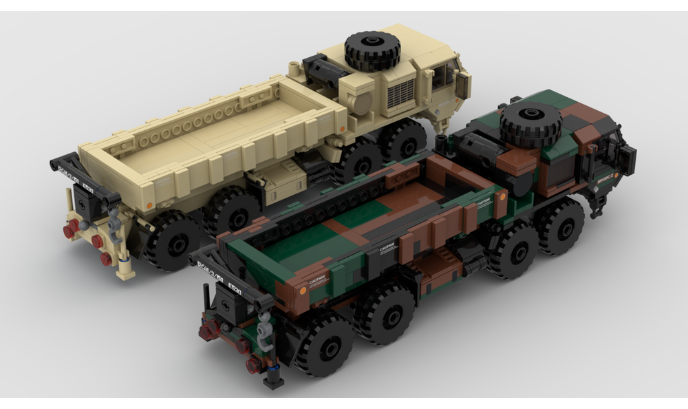 LEGO MOC M977A4 HEMTT - Desert Camo by BeBox | Rebrickable - Build with LEGO