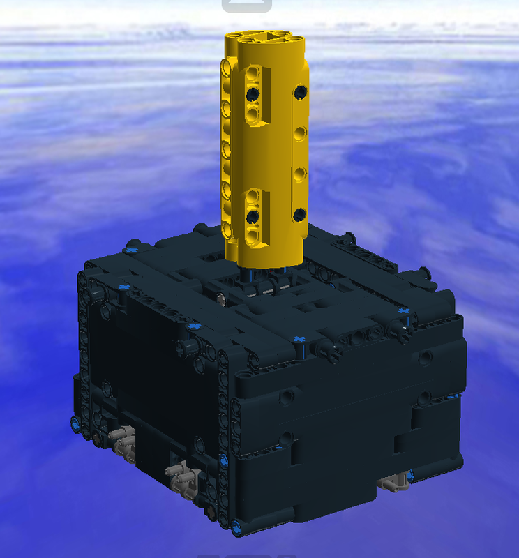 LEGO MOC 2 axis Joystick by leander_037 | Rebrickable - Build with LEGO