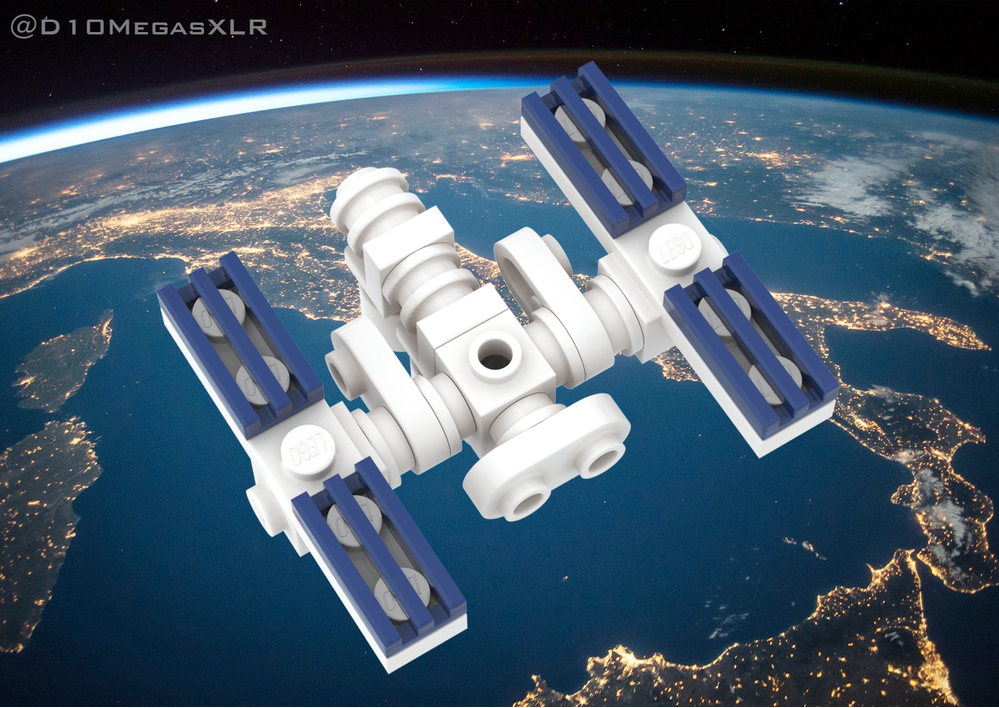 LEGO MOC International Space Station by D10MegasXLR | Rebrickable ...