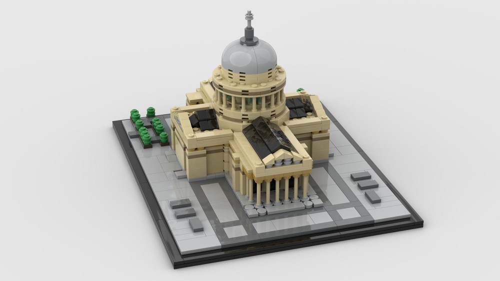 LEGO MOC Lego Pantheon by Onepierre | Rebrickable - Build with LEGO