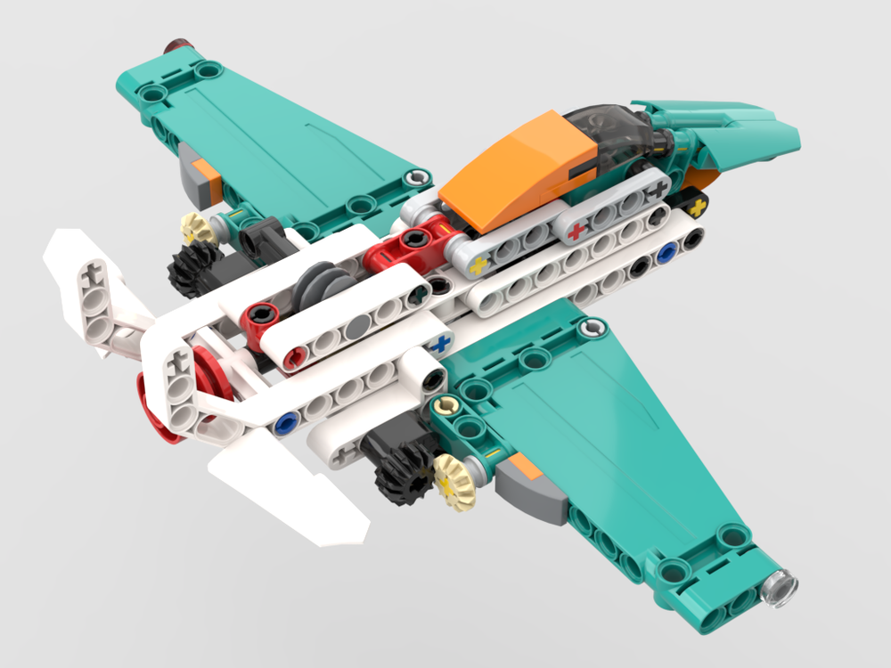 LEGO MOC Jet Plane with Retractable Landing Gear by Raptor9889 ...