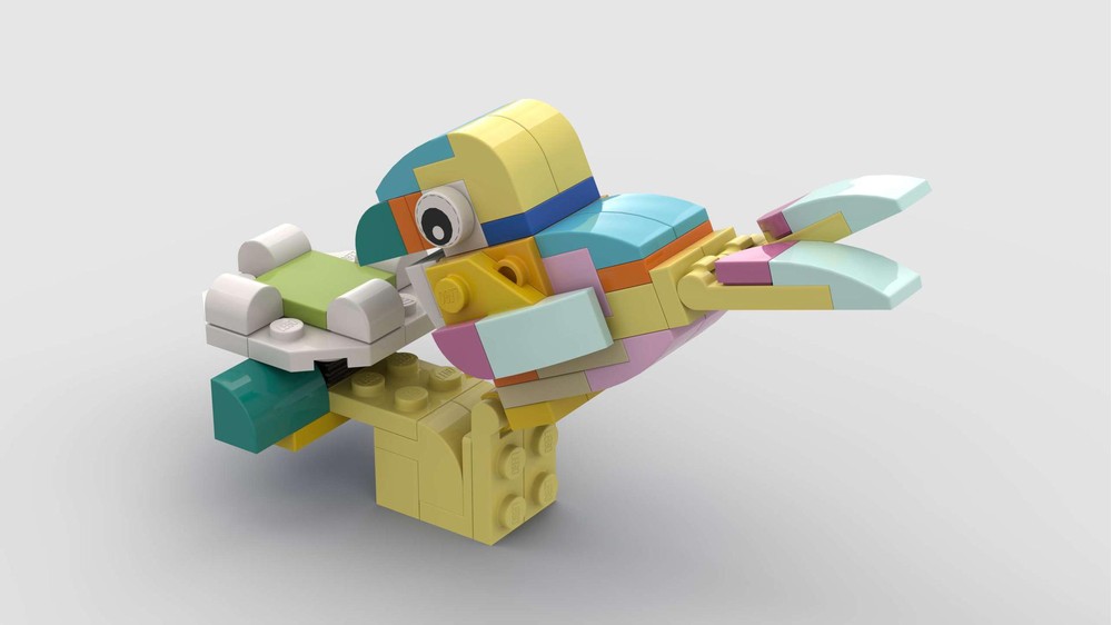 LEGO MOC Easter Bird by Guignome01 | Rebrickable - Build with LEGO