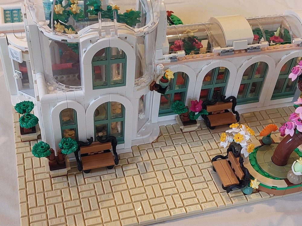 LEGO MOC Botanical Gardens Extension by Quadracer | Rebrickable - Build ...