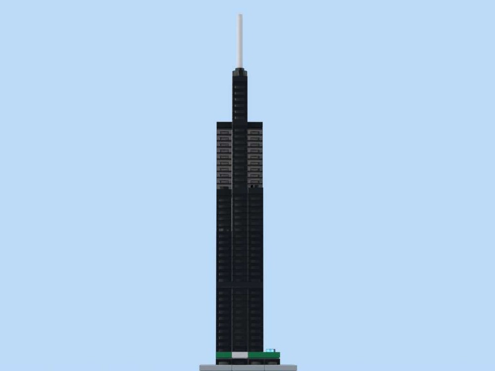 Lego Moc Nano Sears Tower By Ej76az Rebrickable Build With Lego