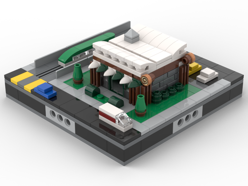 LEGO MOC Micropolis - Coffee Shop by TheBuildJunction | Rebrickable ...