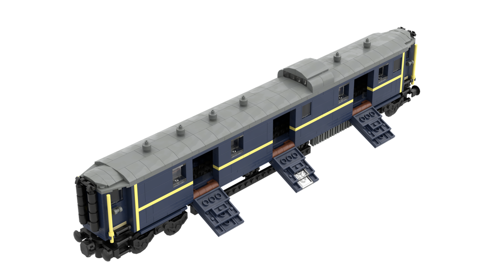 LEGO MOC Fourgon CIWL (Orient Express) by Antoine Gilles | Rebrickable ...