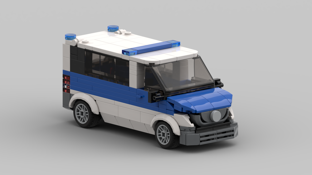 LEGO MOC Mercedes Benz Vito (German Police) by _res | Rebrickable ...