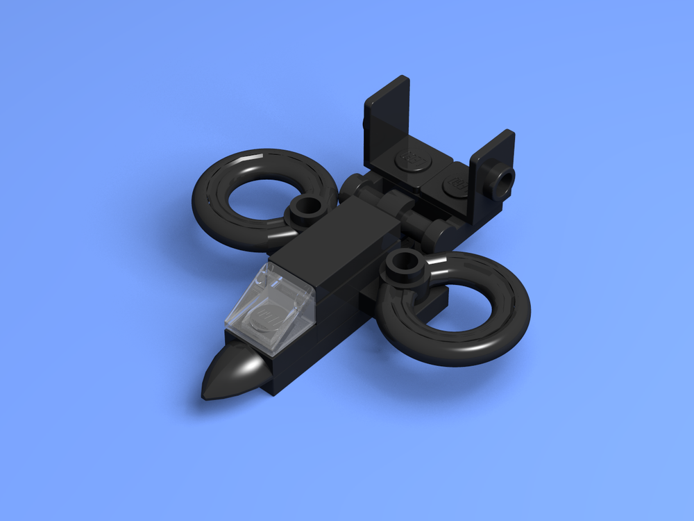 LEGO MOC VTOL Stealth (Micro) by PsiborgVIP | Rebrickable - Build with LEGO