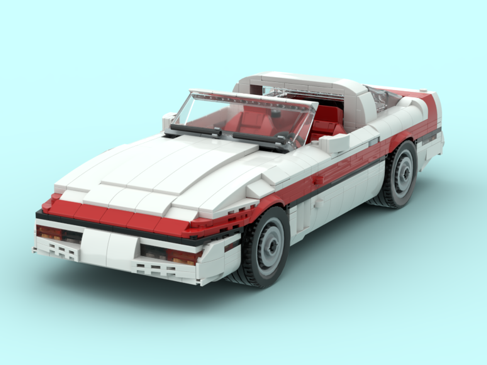 LEGO MOC 1:18 Corvette C4 by Double_U_Bricks | Rebrickable - Build with ...