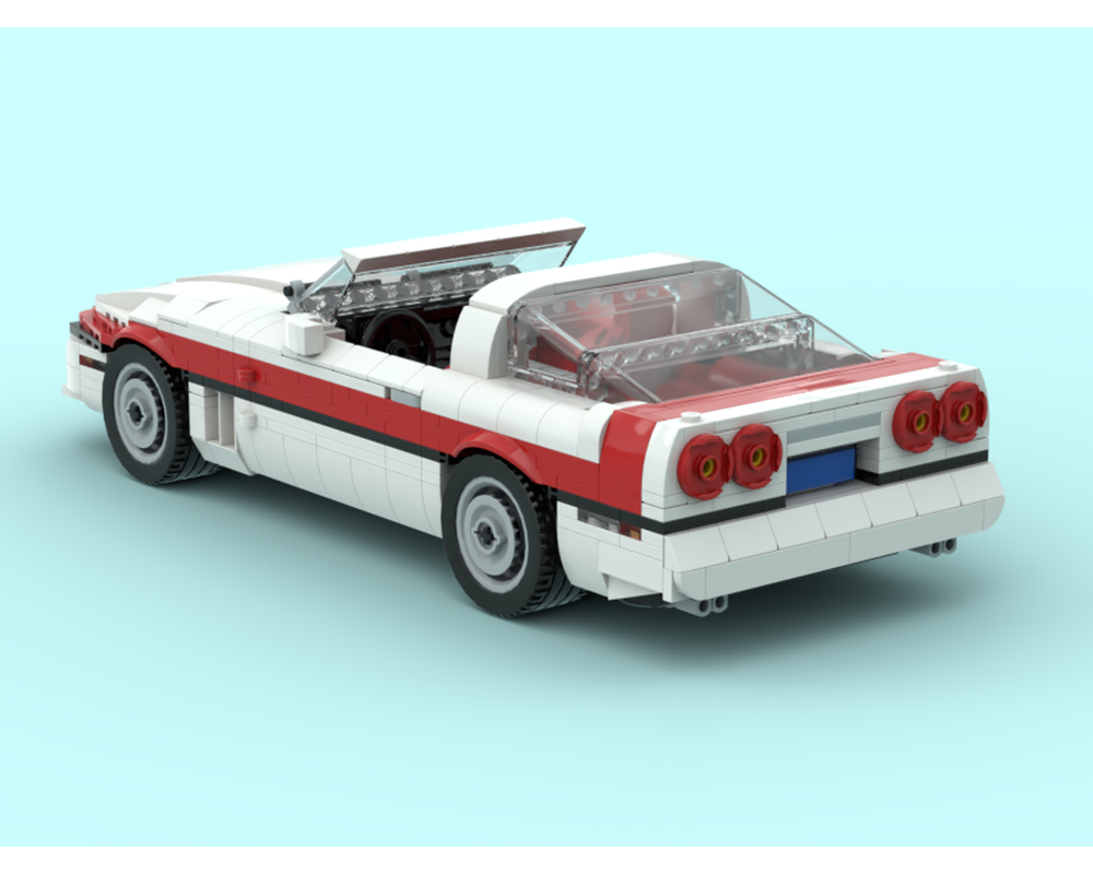 LEGO MOC 1:18 Corvette C4 by Double_U_Bricks | Rebrickable - Build with ...