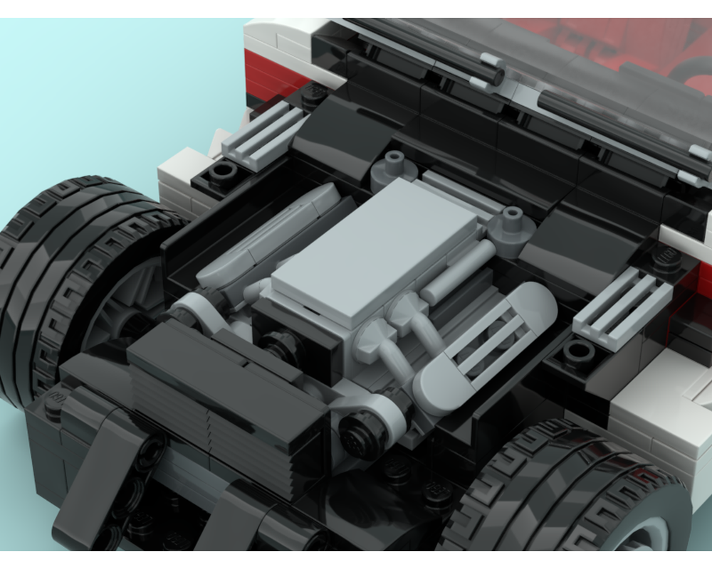 LEGO MOC 1:18 Corvette C4 by Double_U_Bricks | Rebrickable - Build with ...