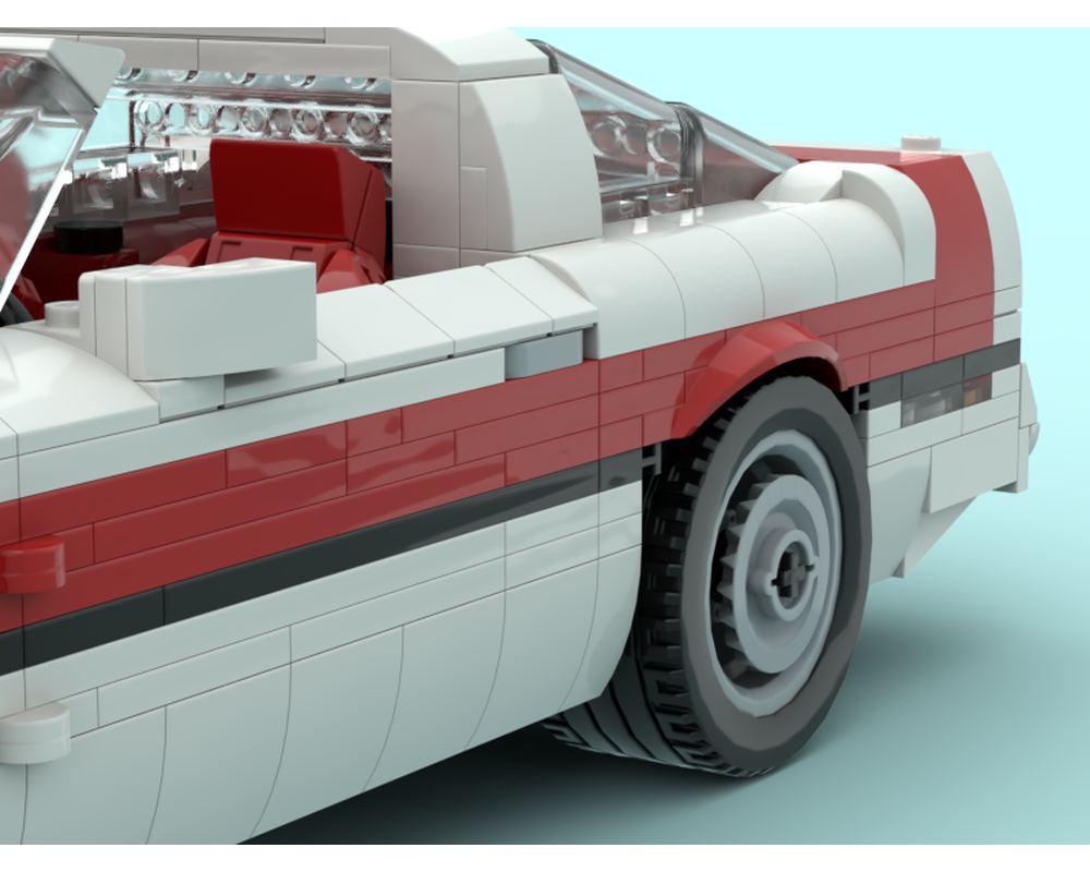 LEGO MOC 1:18 Corvette C4 by Double_U_Bricks | Rebrickable - Build with ...