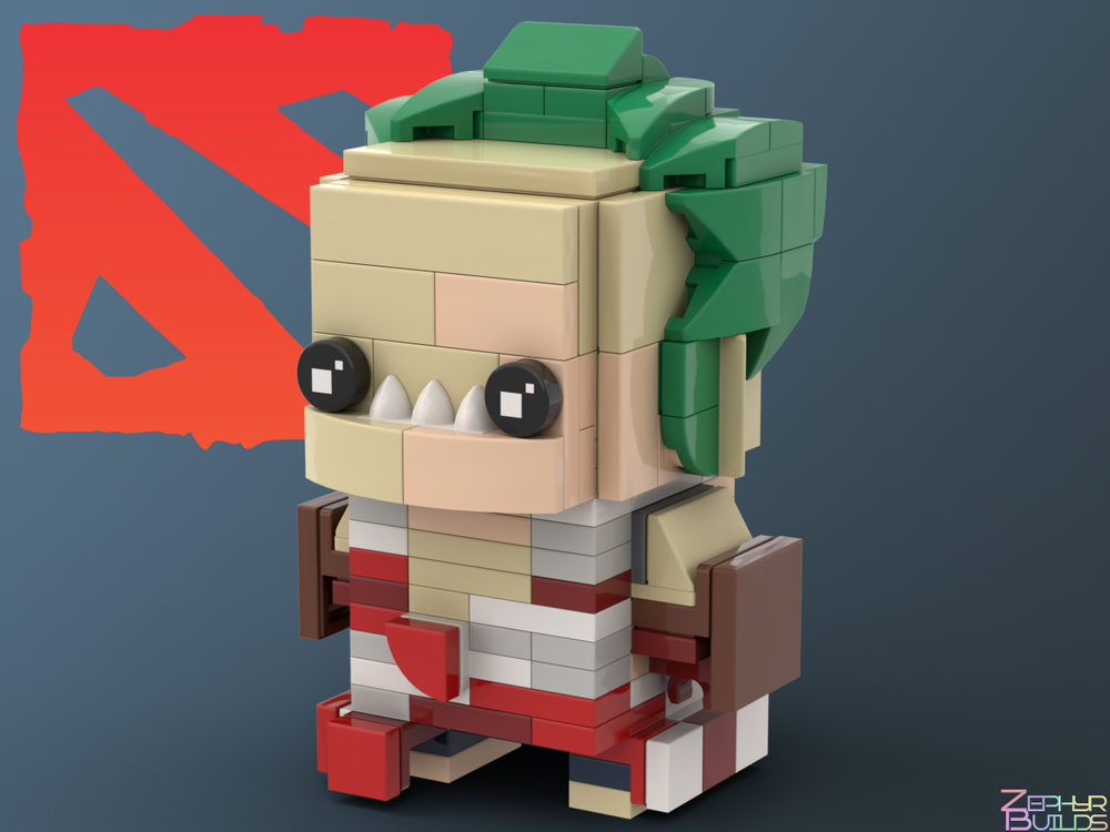 LEGO MOC DOTA 2 Pudge, the Butcher Brickheadz by ZephyrBuilds ...